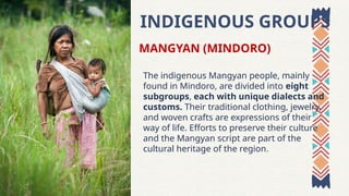 THE CULTURE OF REGION IV-B Also known as MIMAROPA) | PPTX