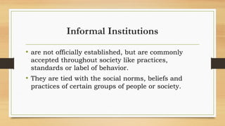 Disciplines and Ideas in Social Science - Institutionalism.pptx