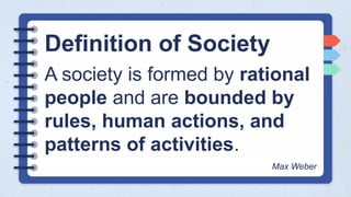 Disciplines and Ideas in the Social Sciences: Society vs Nature | PPTX