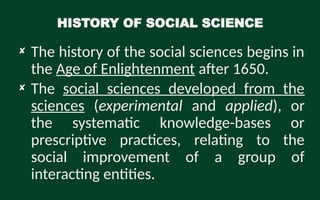 DISS - Lesson 1 - Introduction to Disciplines and Ideas in Social ...