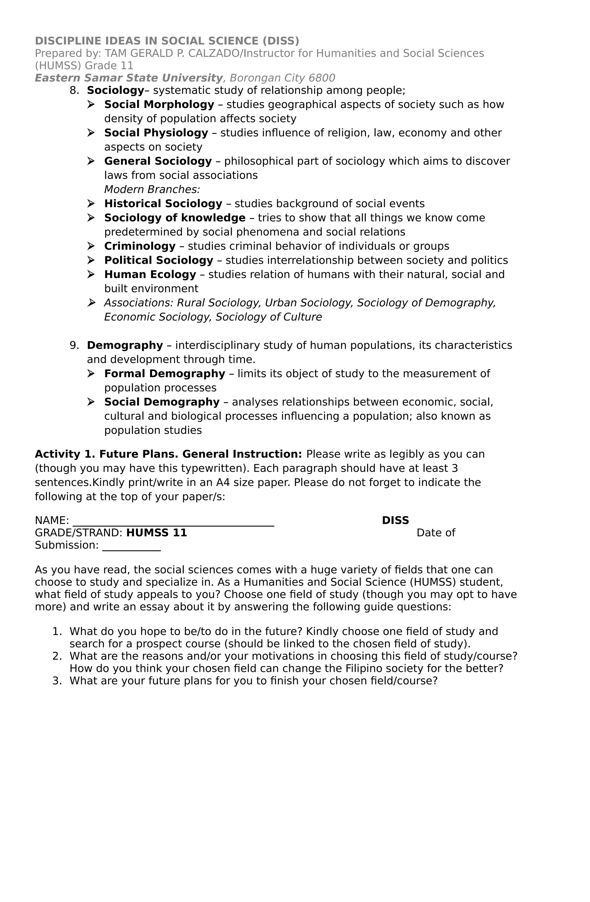 Disciplined and Ideas in Social Science -quarter1-module 1.pdf