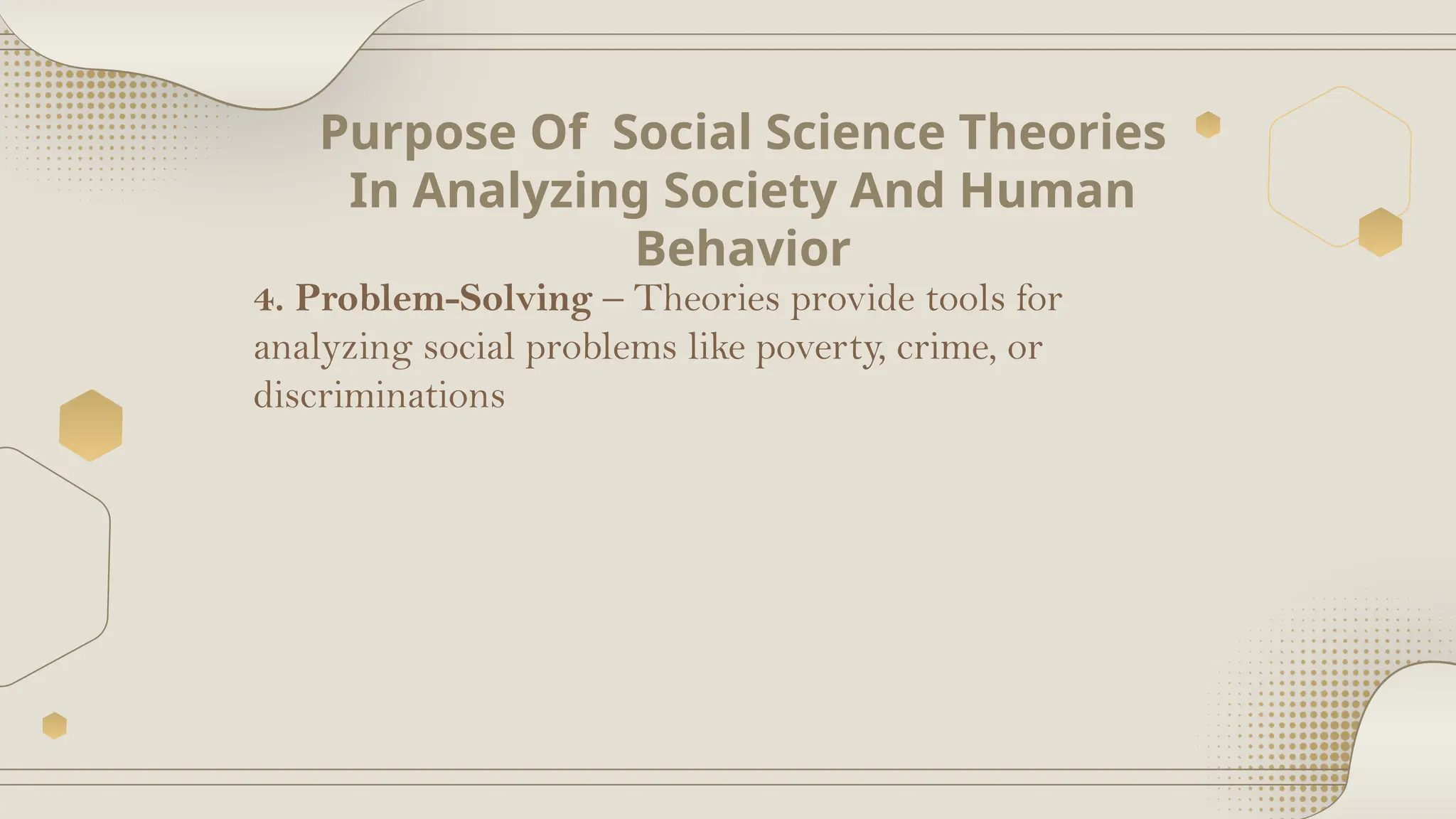 major social science theories in social science | PPTX