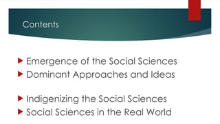 DISCIPLINE AND IDEAS IN SOCIAL SCIENCE'S | PPTX