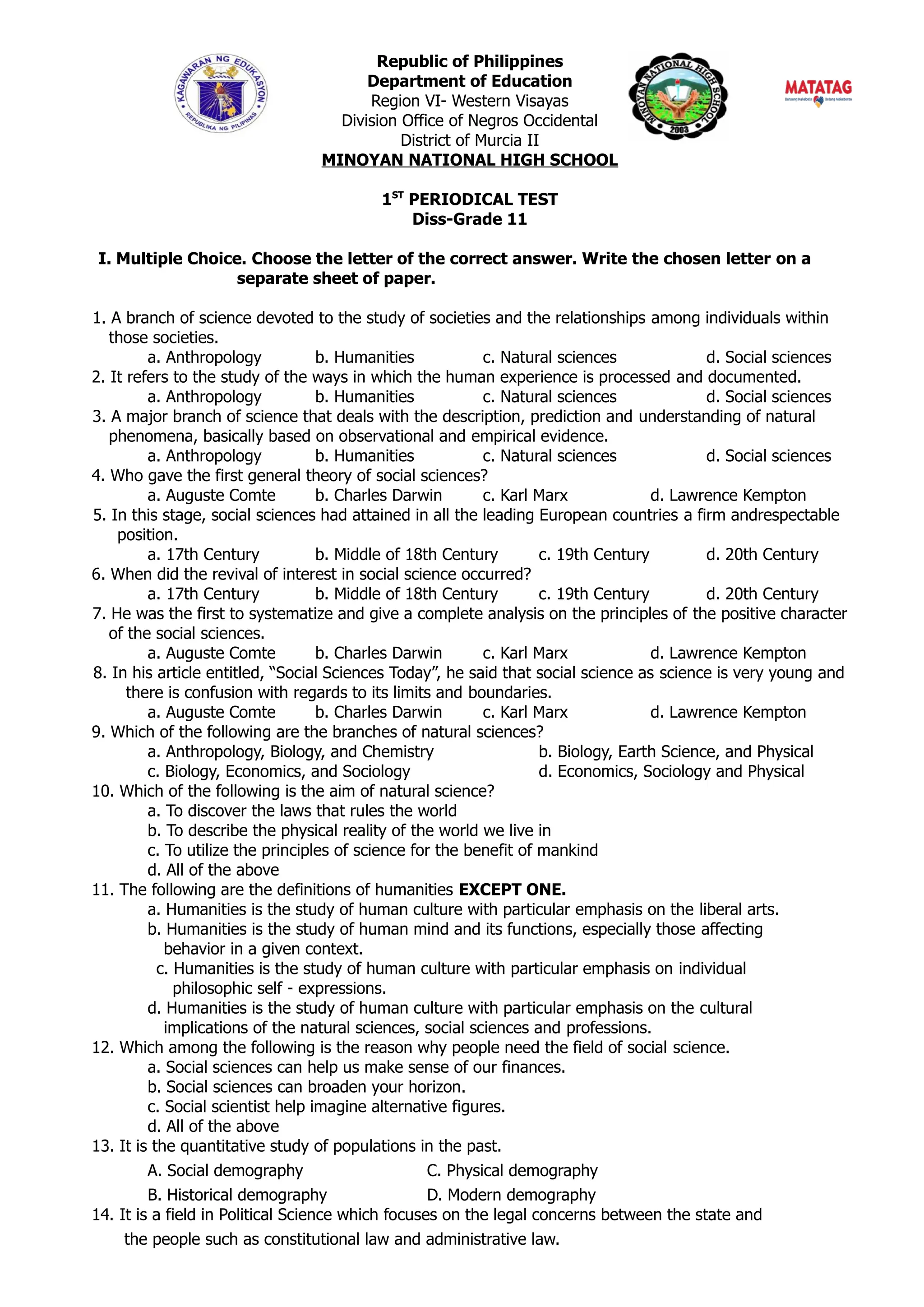 SENIOR HIDG SCHOOL GRADE 11diss1st quarter.docx