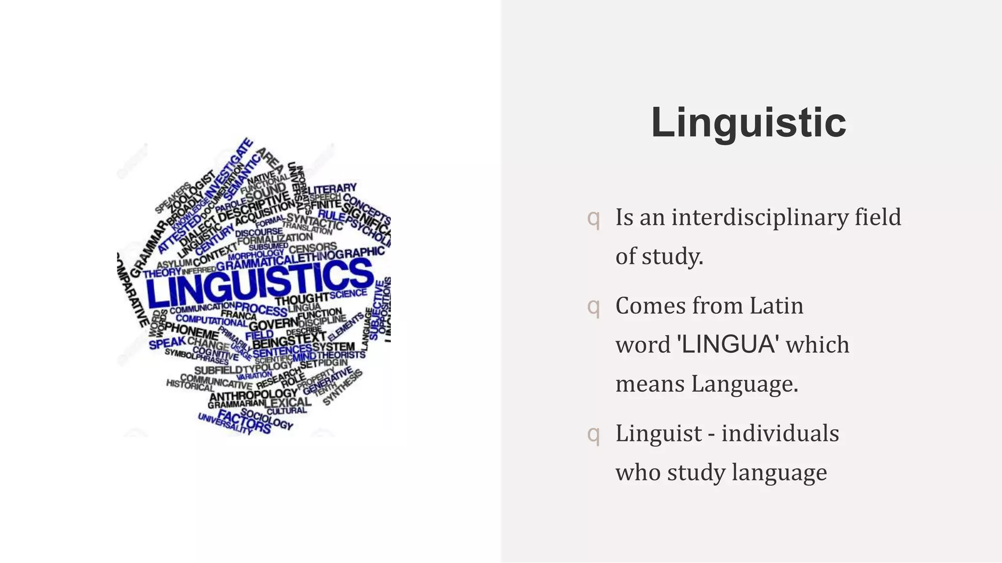 Diss Linguistics | PPTX