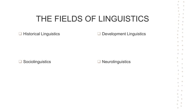 Diss Linguistics | PPTX | Science