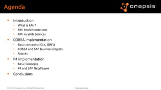 Dissecting and Attacking RMI Frameworks | PPT
