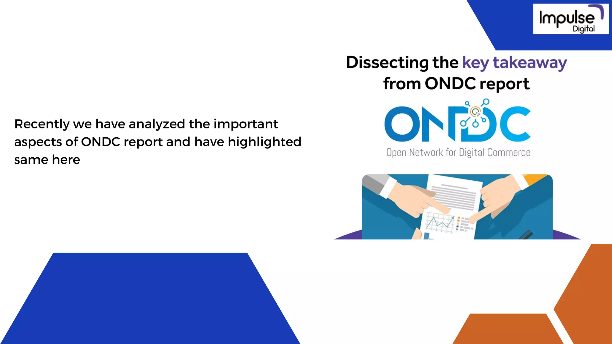 Dissecting The Key Takeaways From The Ondc Report.pdf | Internet | Computing