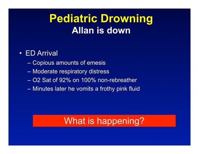 Dissecting the Medical Issues in Pediatric Drowning | PDF | First Aid ...