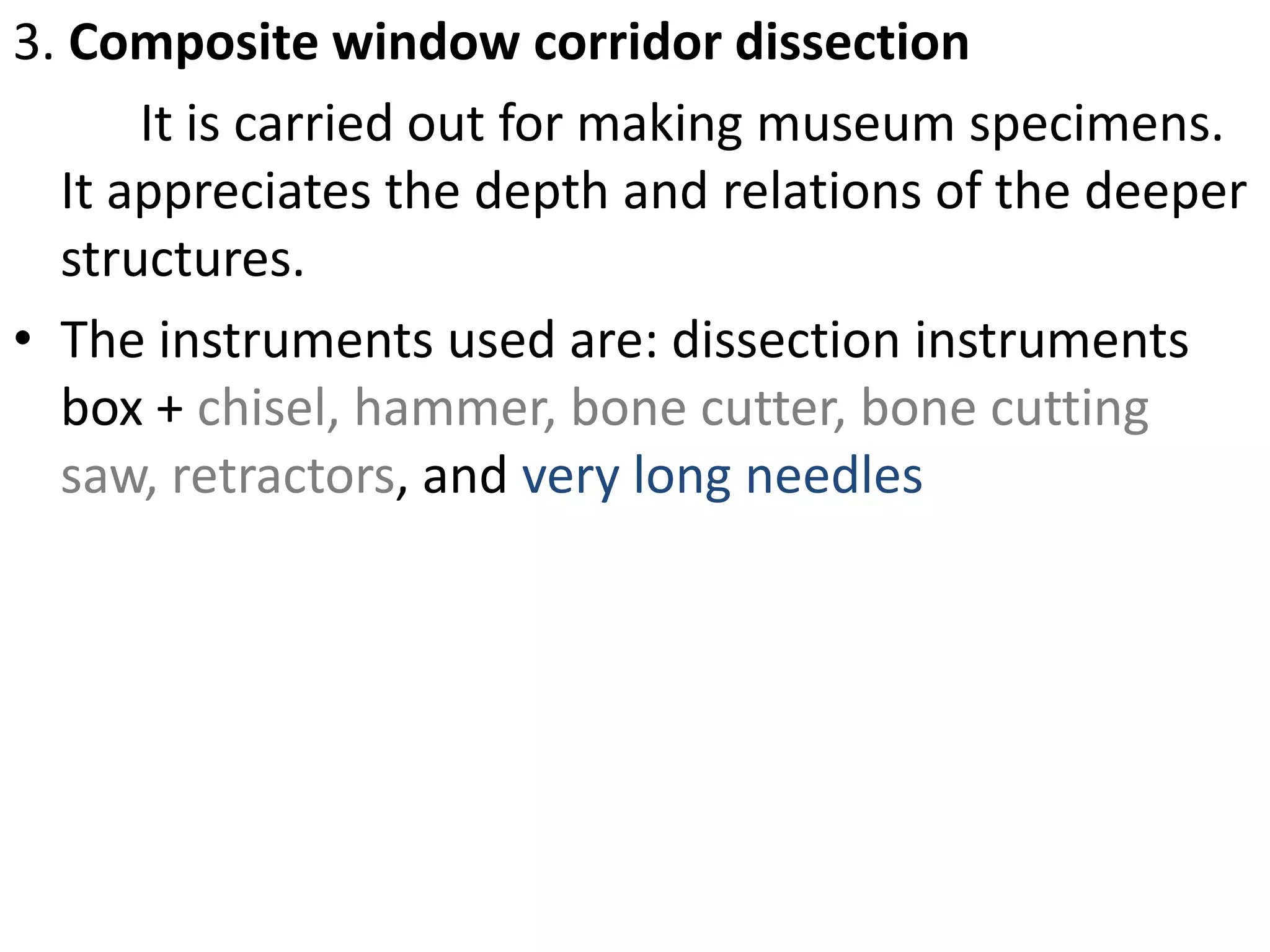 Dissection and instruments | PPTX