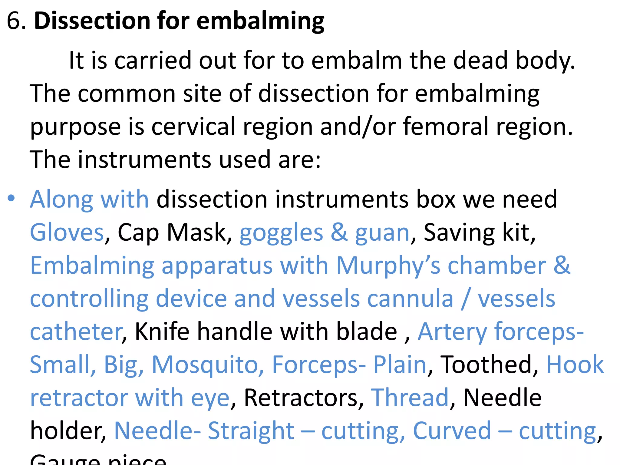 Dissection and instruments | PPTX