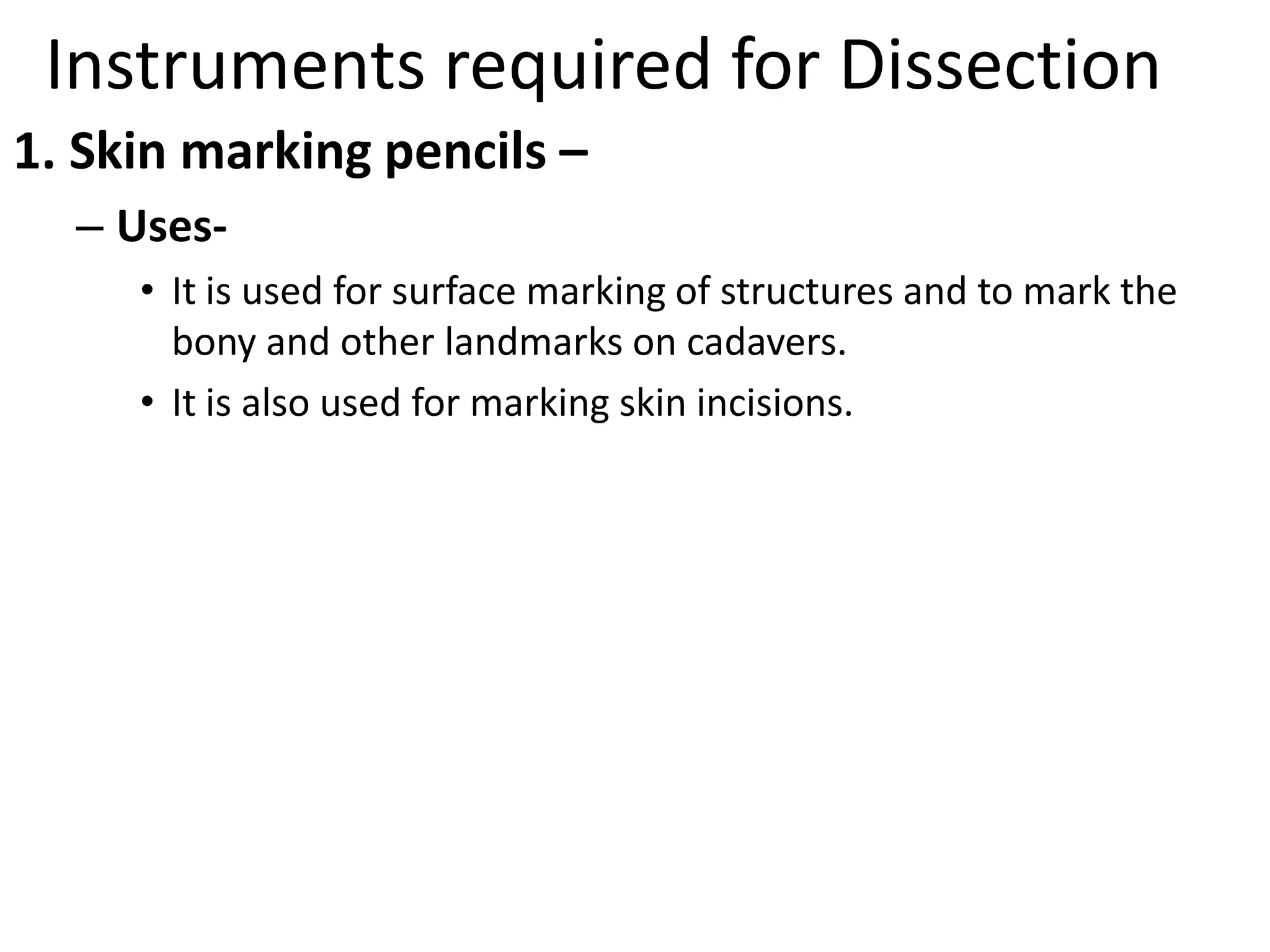 Dissection and instruments | PPTX