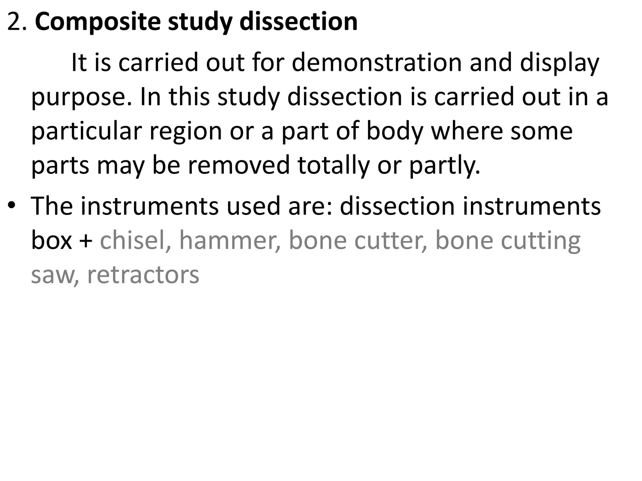 Dissection and instruments | PPTX