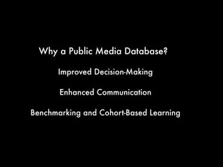 Building a Public Media Database | PDF