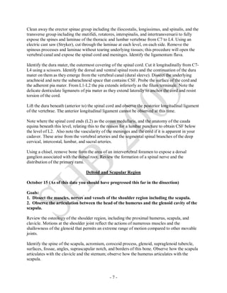 Anatomy Dissection guide | PDF