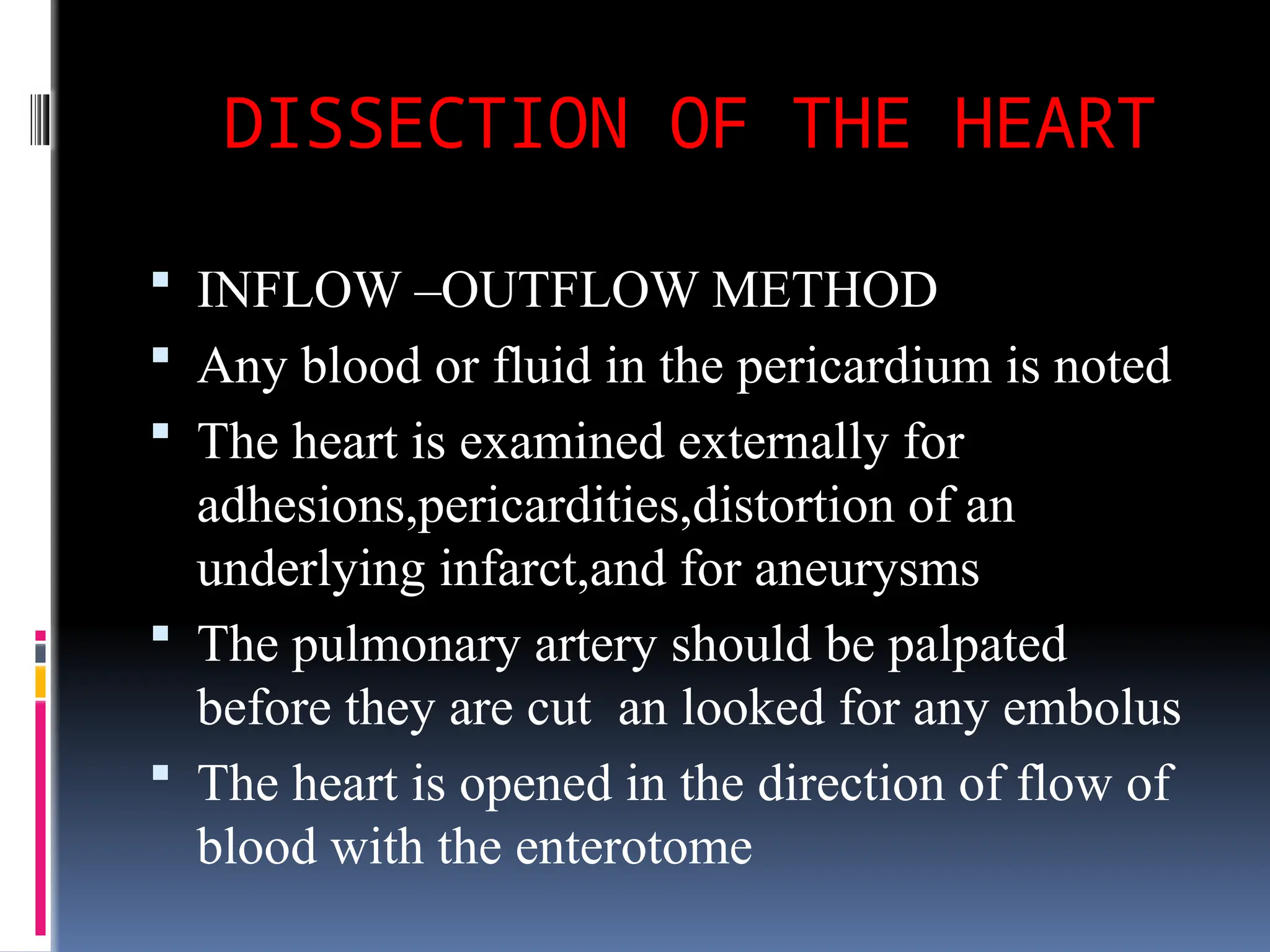 dissection of heart , disease,sample ... | PPTX