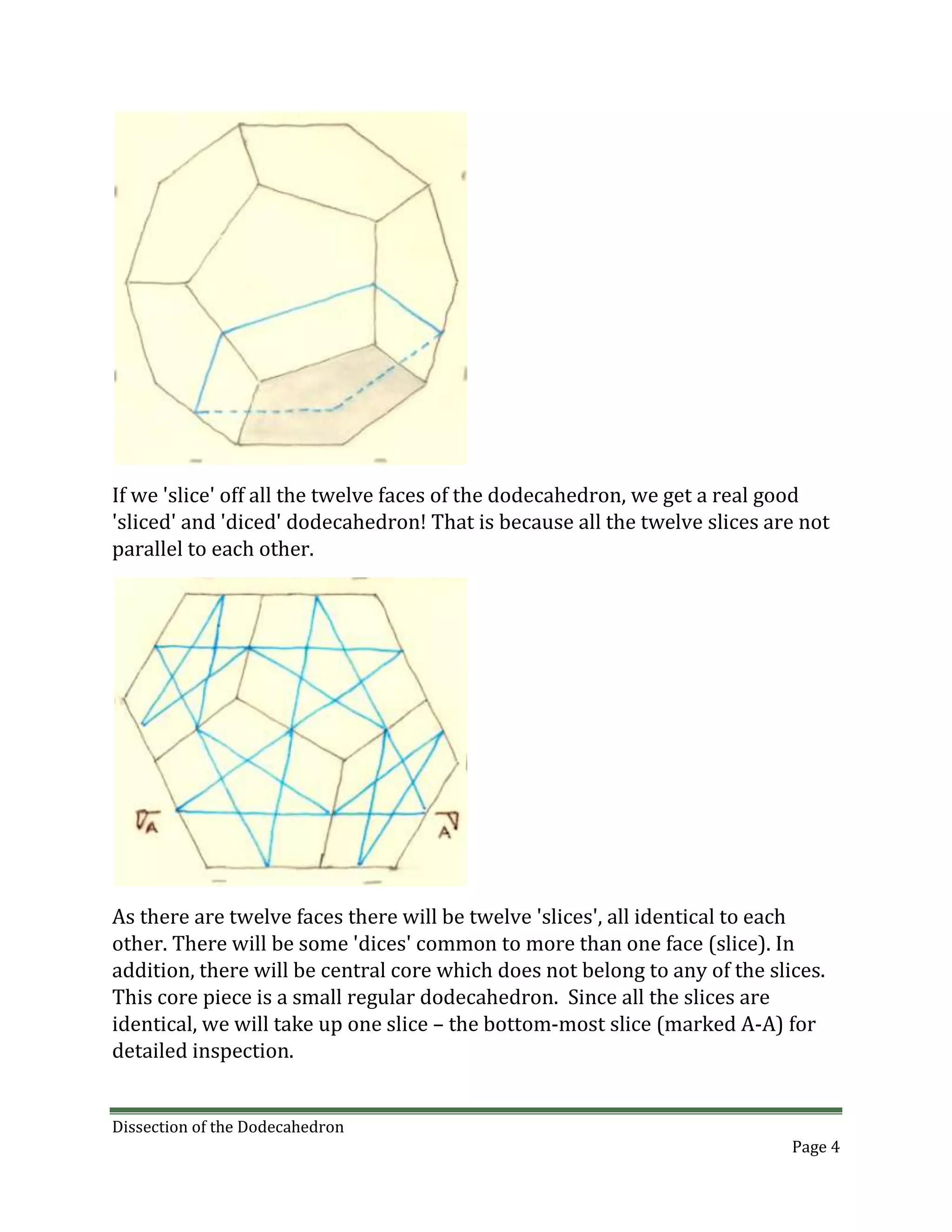 Dissection Of The Dodecahedron | DOCX
