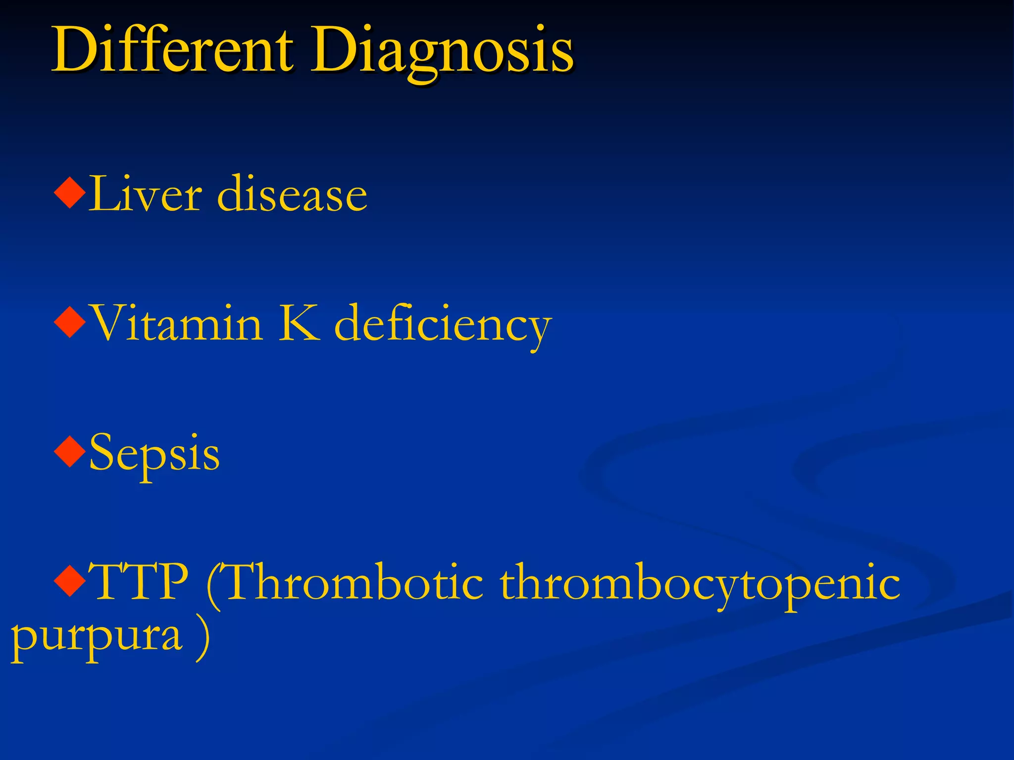 Disseminated Intravascular Coagulation | PPT