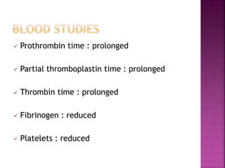 Disseminated intravascular coagulation | PPTX