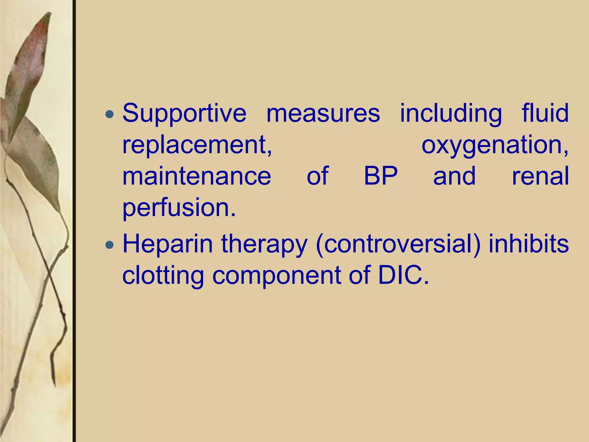 Disseminated intravascular coagulation | PPTX