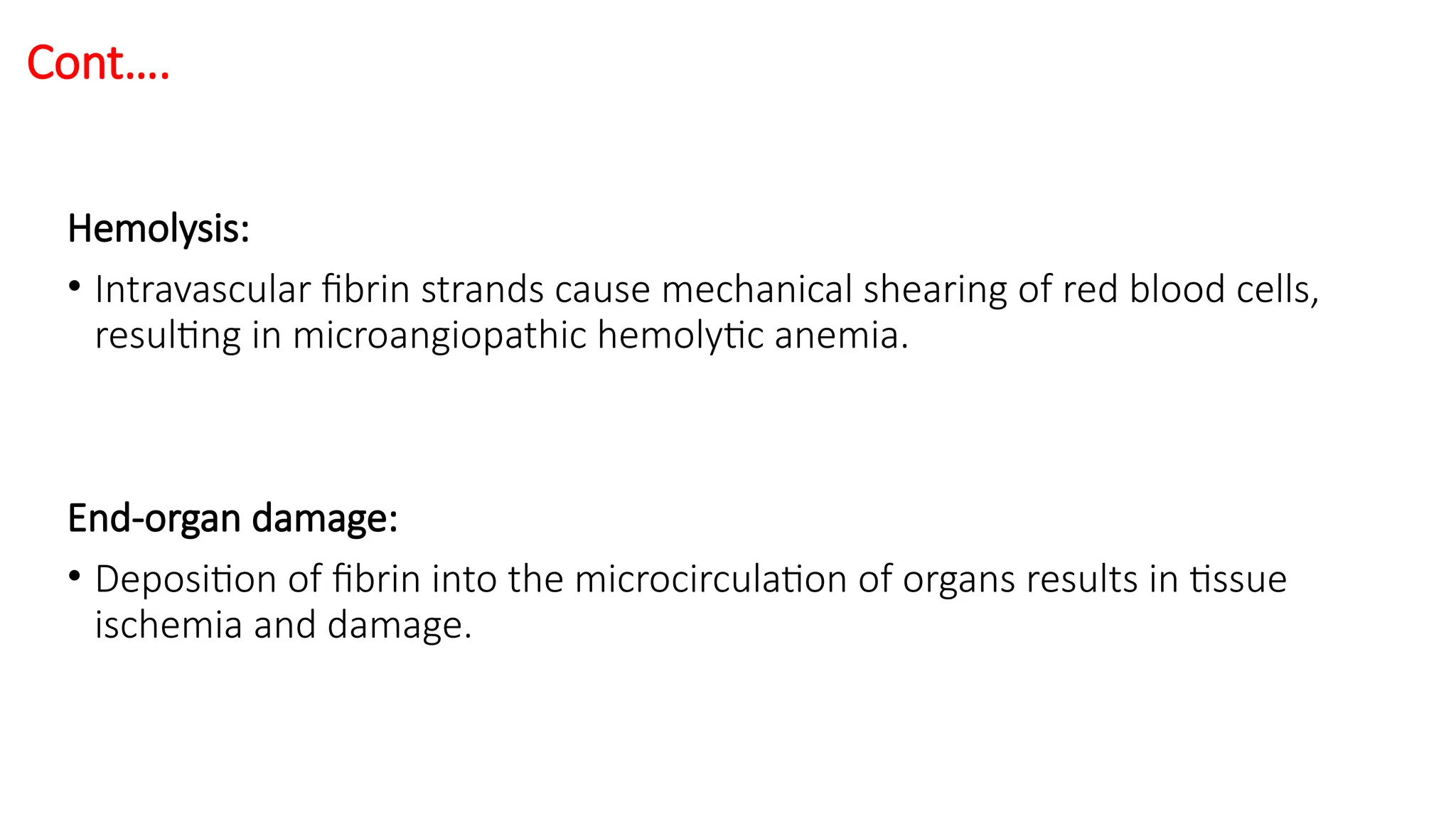 DISSEMINATED INTRAVASCULAR COAGULATION (DIC).pptx | Free Download