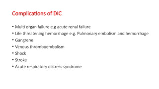 DISSEMINATED INTRAVASCULAR COAGULATION (DIC) IN CHILDREN.pptx