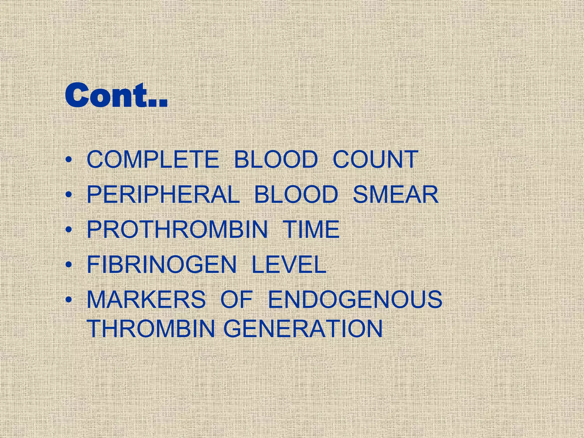 Disseminated intravascular coagulation ppt | PPTX