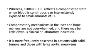 Disseminated Intravascular Coagulopathy.pdf | Blood Disorders ...