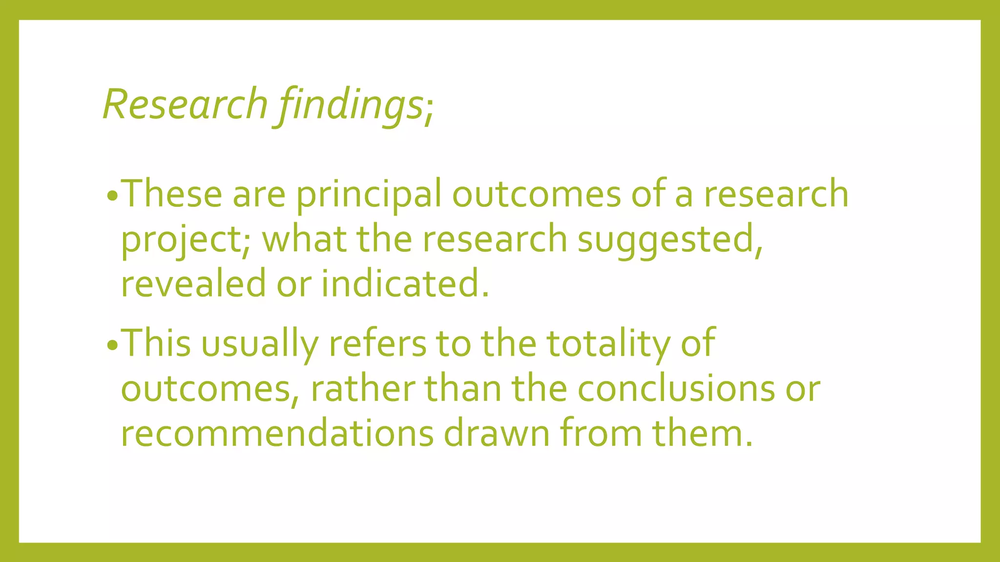 Dissemination of research findings | PPTX