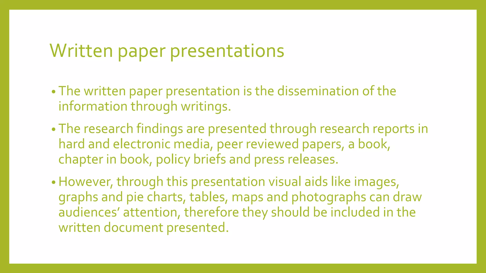 Dissemination of research findings | PPTX