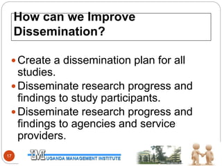 DISSEMINATION OF RESEARCH FINDINGS -Final.pptx