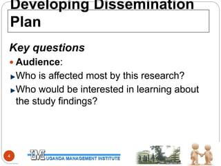 DISSEMINATION OF RESEARCH FINDINGS -Final.pptx