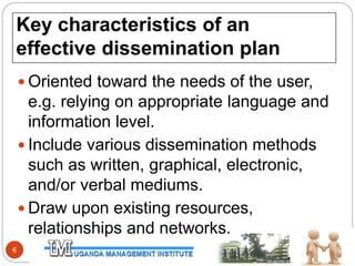 DISSEMINATION OF RESEARCH FINDINGS -Final.pptx