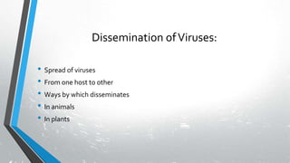 Dissemination of viruses.pptx
