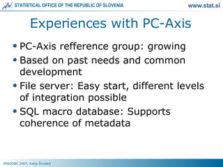 Dissemination: Output Databases | PPT | Databases | Computer Software and Applications