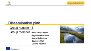Dissemination plan group 11definitivo | PPT