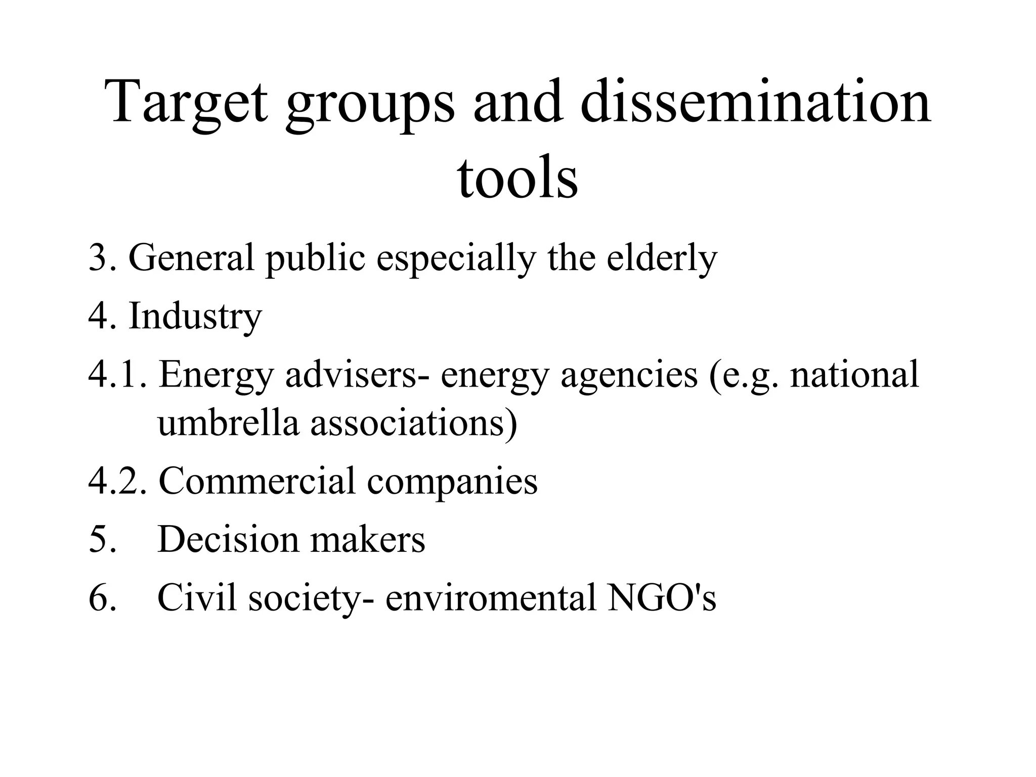 Dissemination plan presentation | PPT