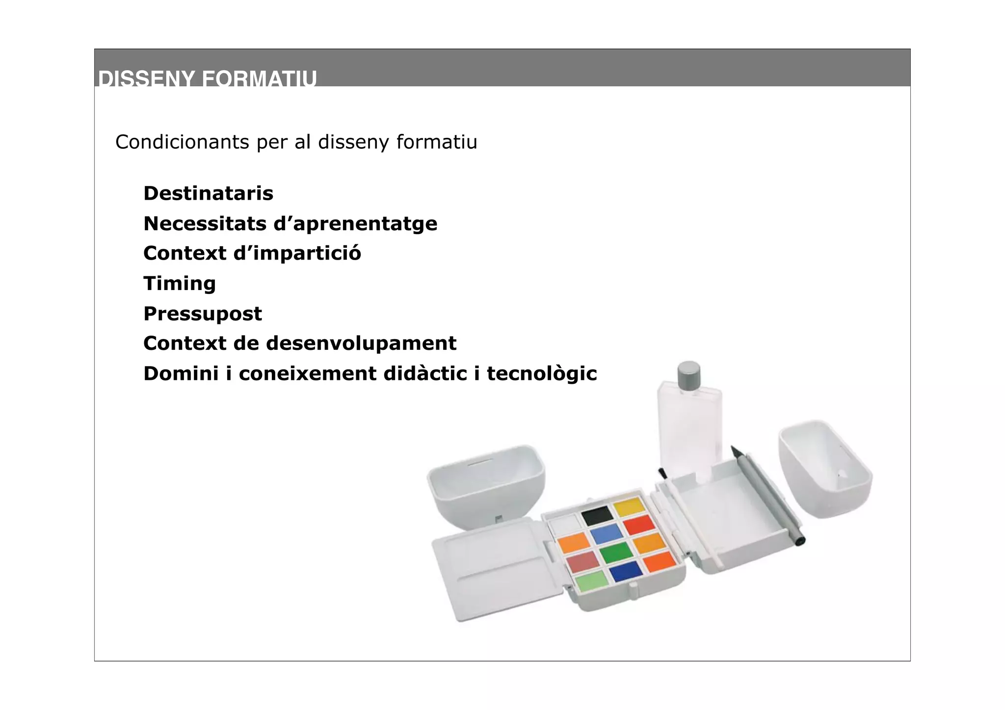 Disseny Formatiu | PDF