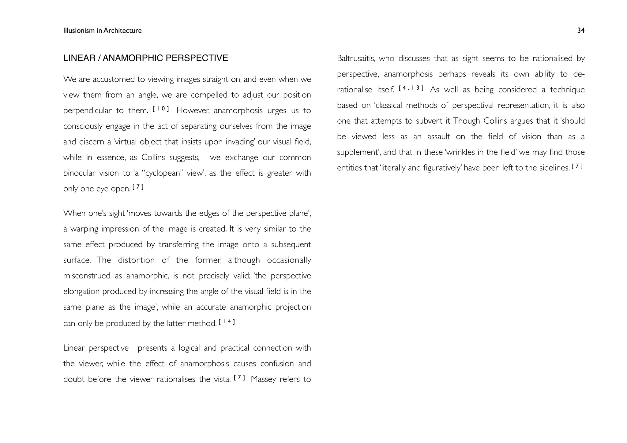 Illusionism in Architecture | PDF