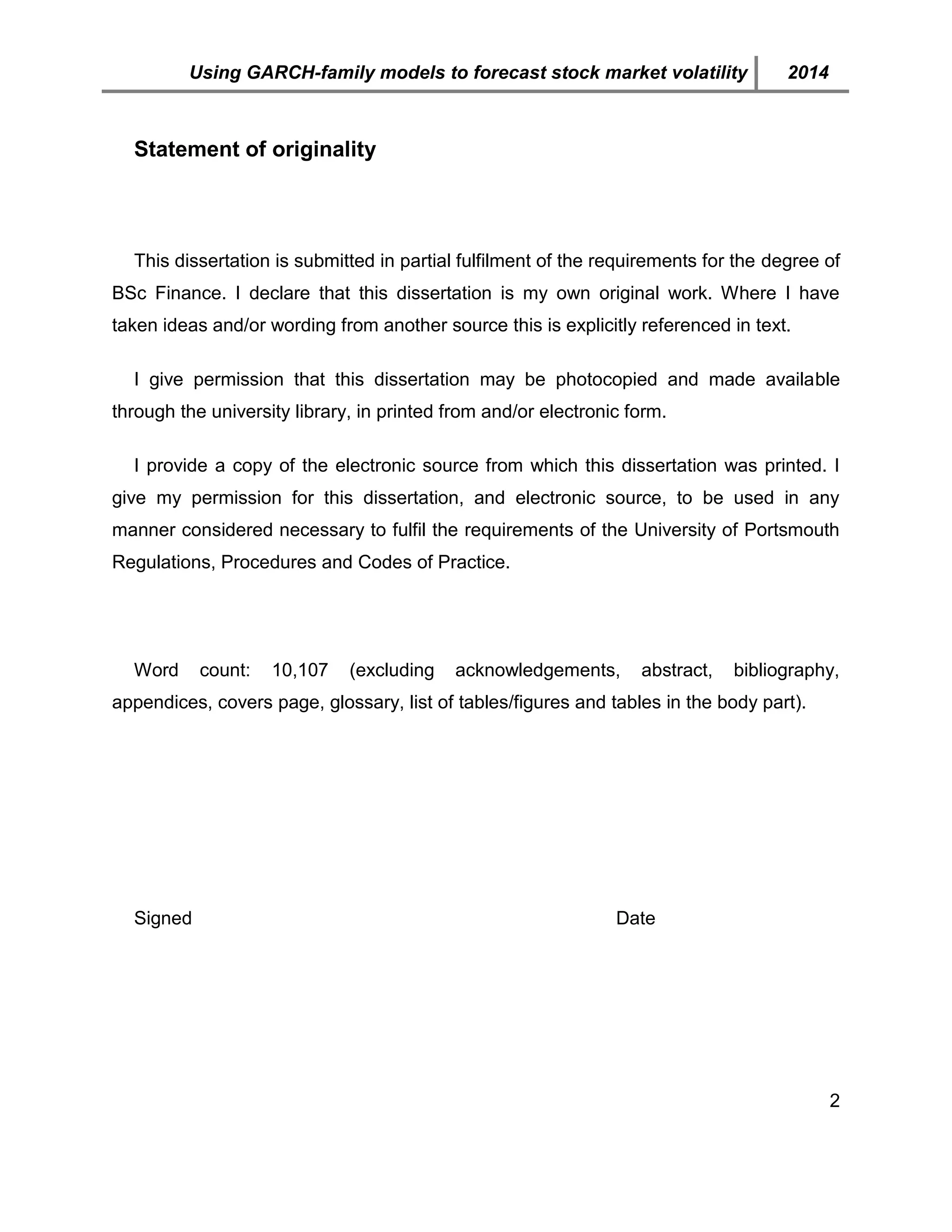 BSc Dissertation | PDF