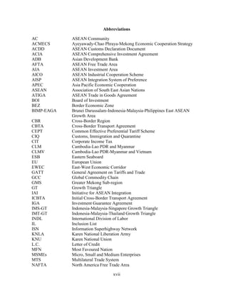 Border Economic Zones and Development Dynamics in Thailand: A ...