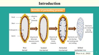 Parboiled rice and its methods, their charateracters | PPTX
