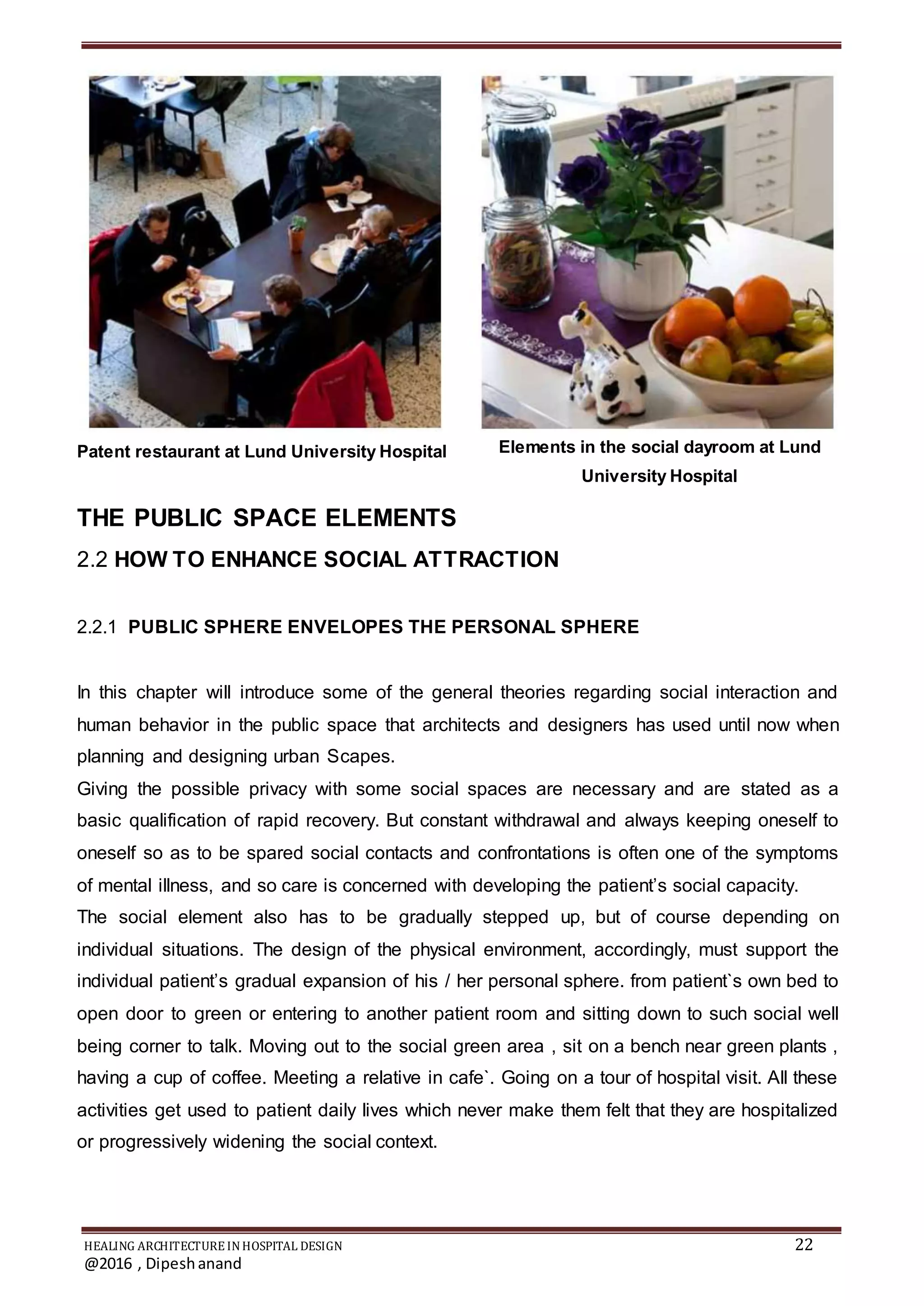 HEALING ARCHITECTURE FOR HOSPITAL | DOCX