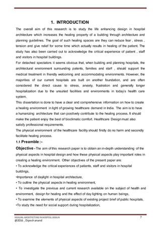 HEALING ARCHITECTURE FOR HOSPITAL | DOCX