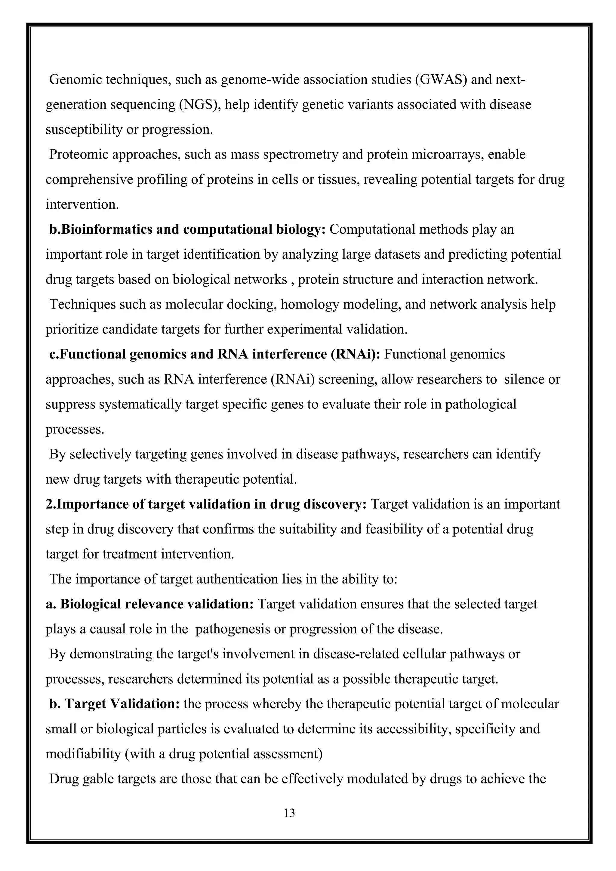 DISSERTATION on NEW DRUG DISCOVERY AND DEVELOPMENT STAGES OF DRUG ...