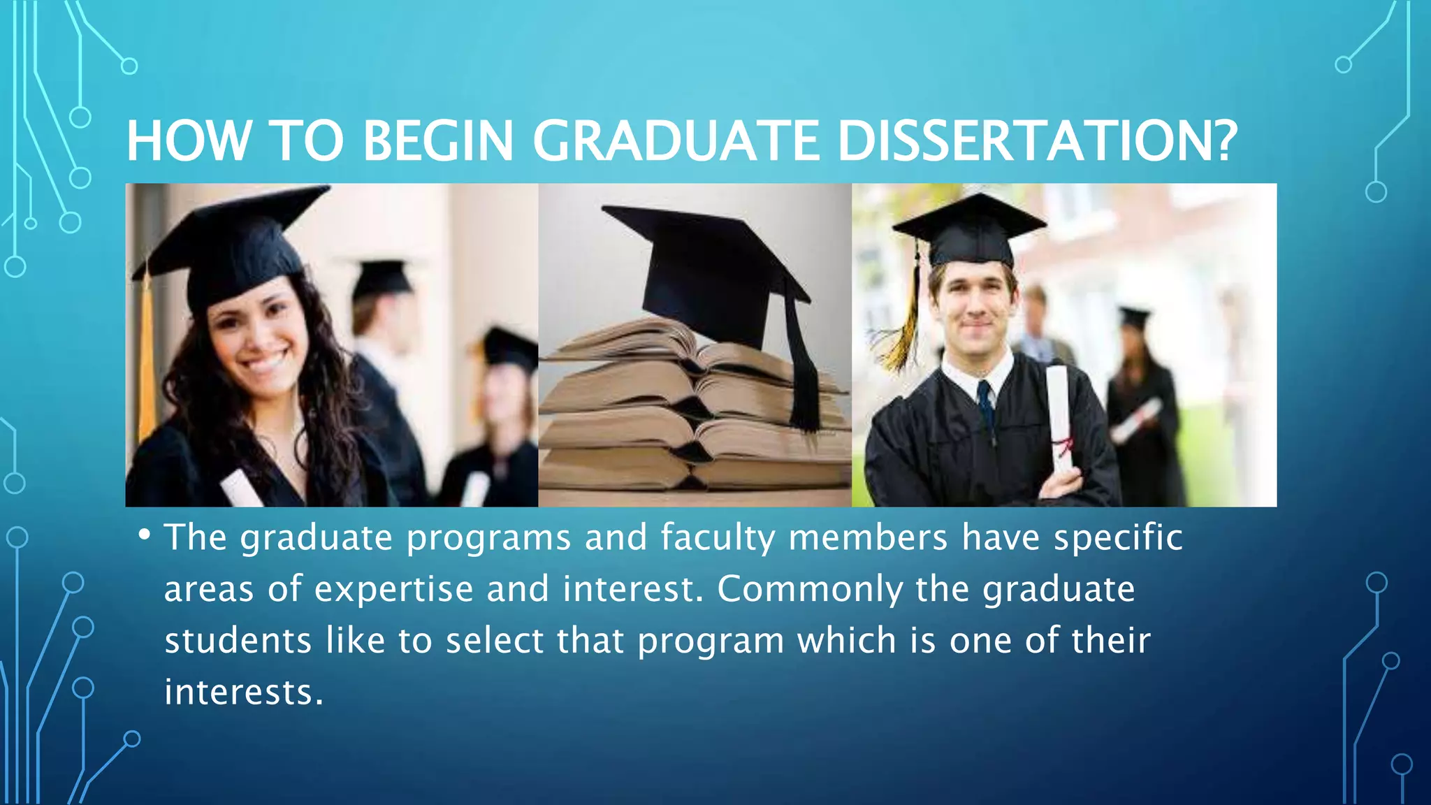 Graduate dissertation writing | PPTX