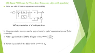 Design of imc based controller for industrial purpose | PPT