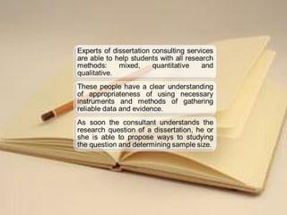 Dissertation consulting service | PPT