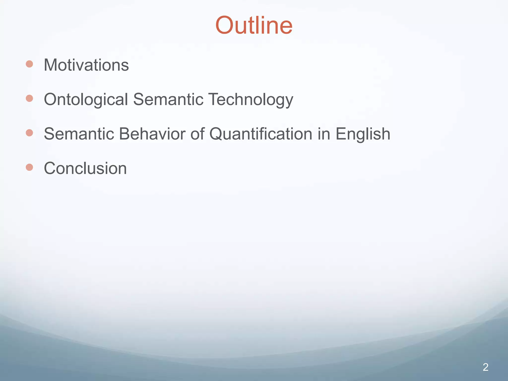 A Semantic Account of Quantification in English | PPT