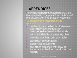 Dissertation Guidelines for students that intend to take up the ...